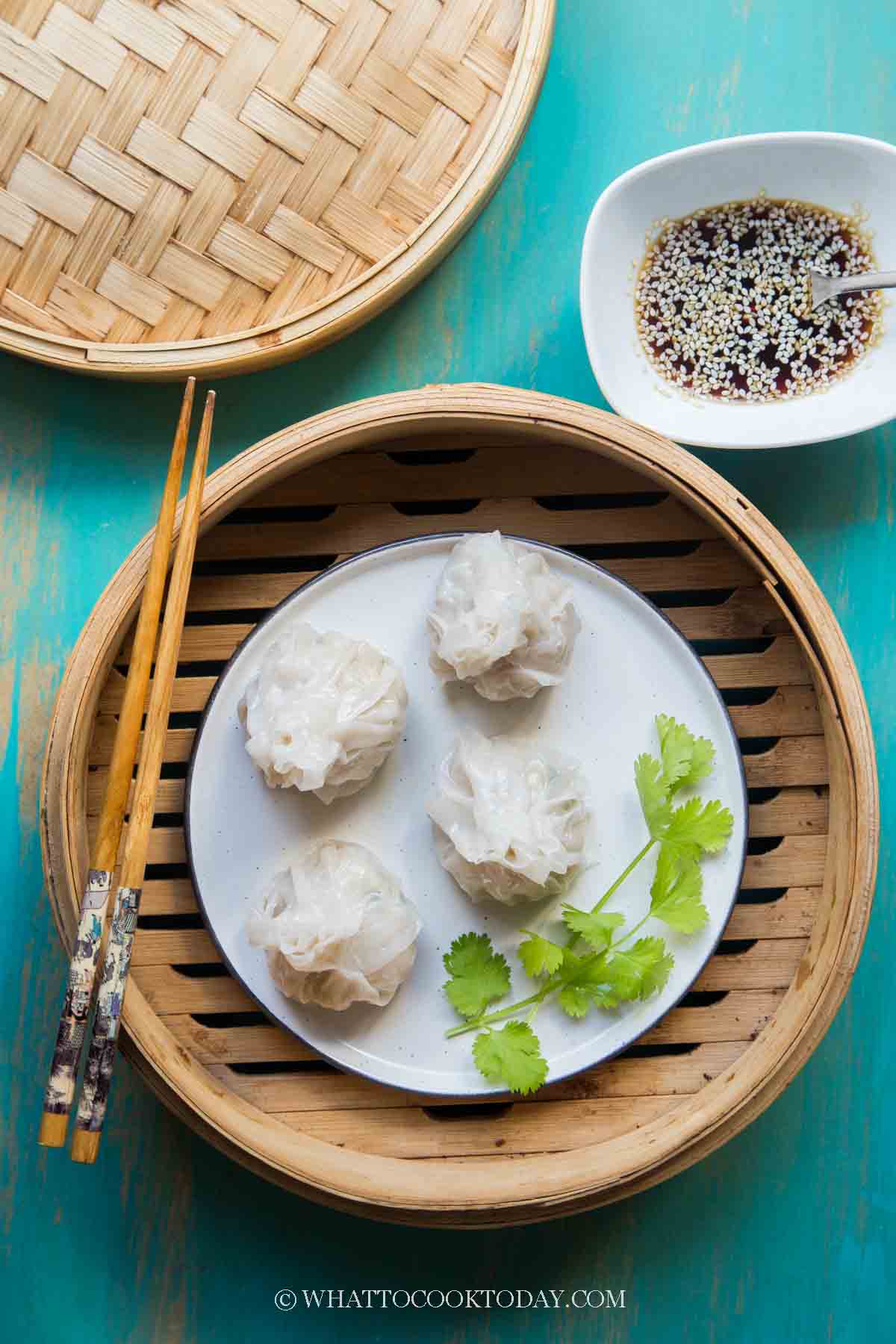 Rice Paper Steamed Pork Dumplings