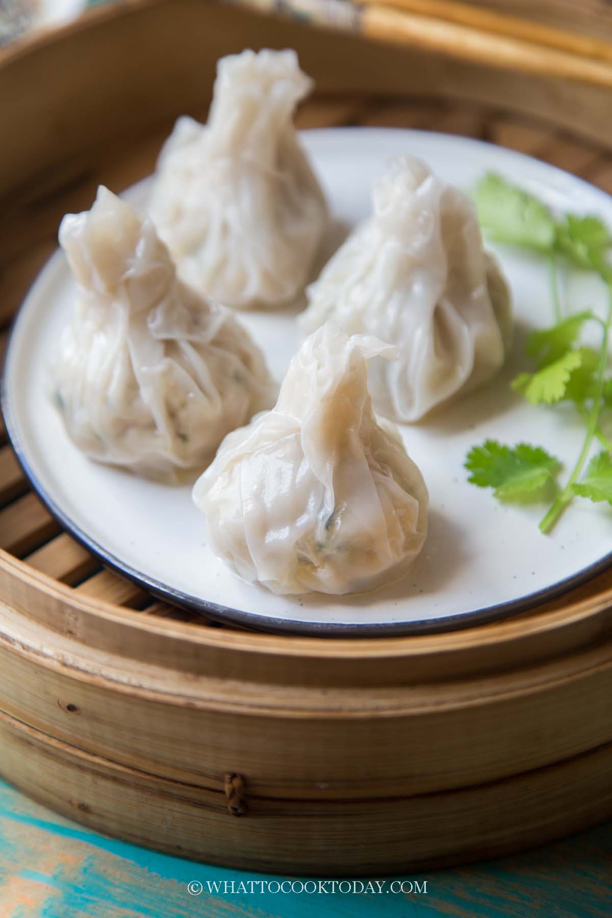 Rice Paper Steamed Pork Dumplings