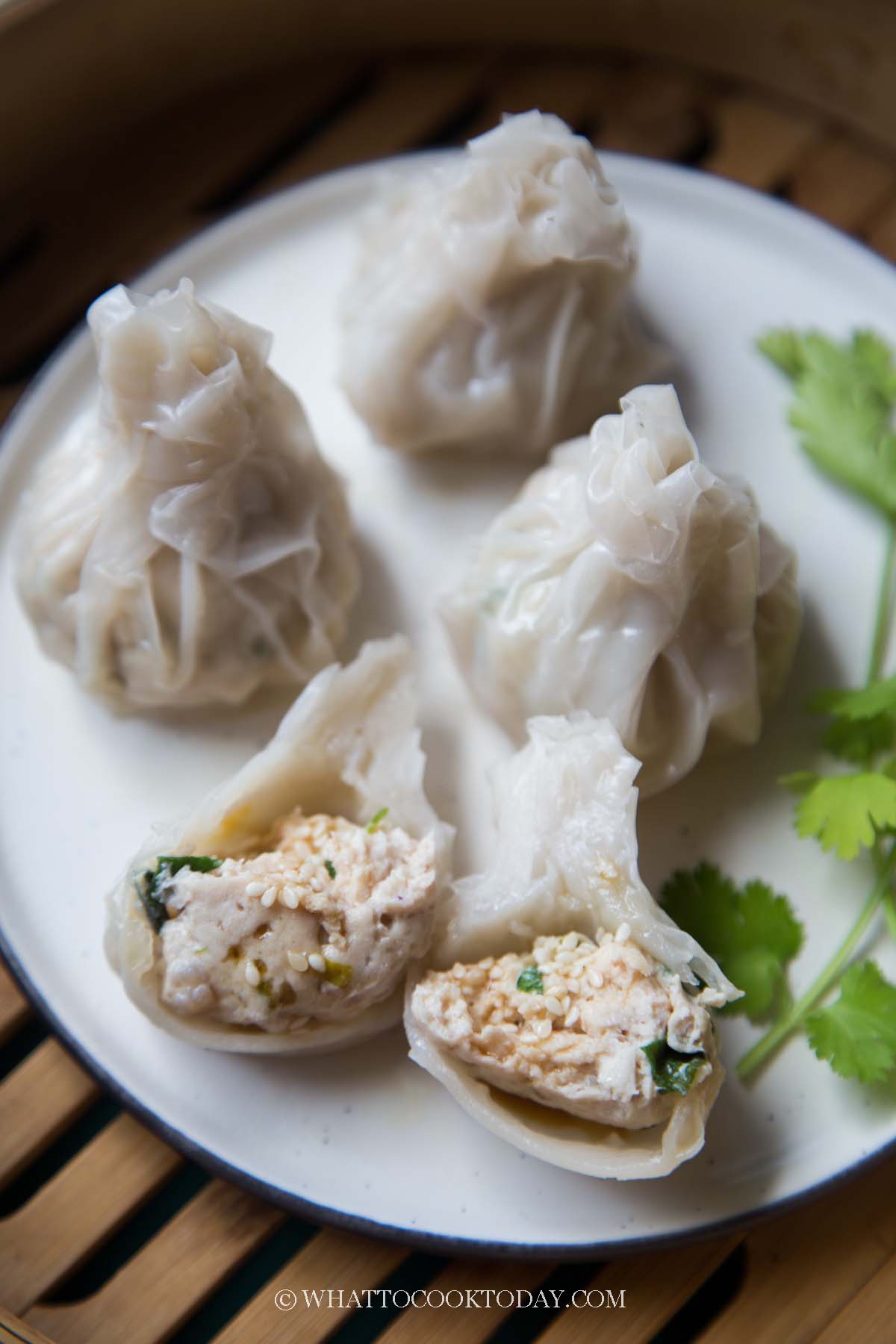 Rice Paper Steamed Pork Dumplings
