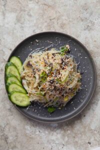 Laab Woon Sen (Thai Glass Noodle Salad with Pork)