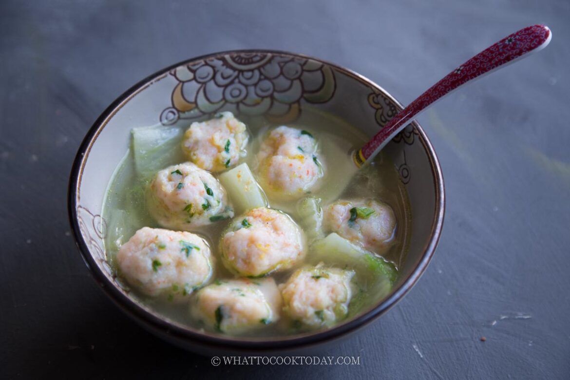 Homemade Prawn/Shrimp Ball Soup