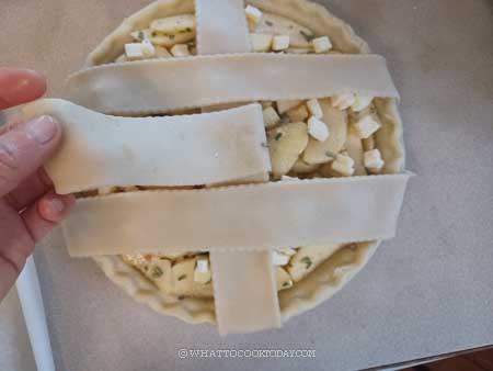 Apple Rosemary Lattice Pie
