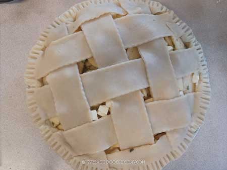 Apple Rosemary Lattice Pie