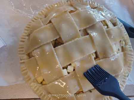 Apple Rosemary Lattice Pie