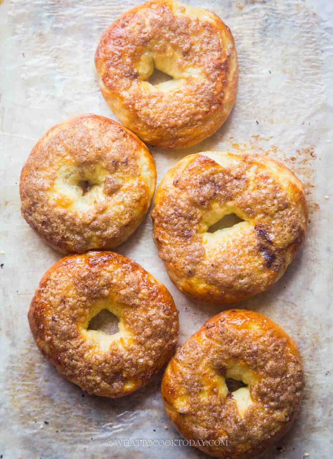 Cinnamon Sugar Crunch Bagel