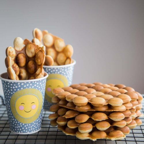 Hong Kong Egg Waffles (Gai Daan Jai)