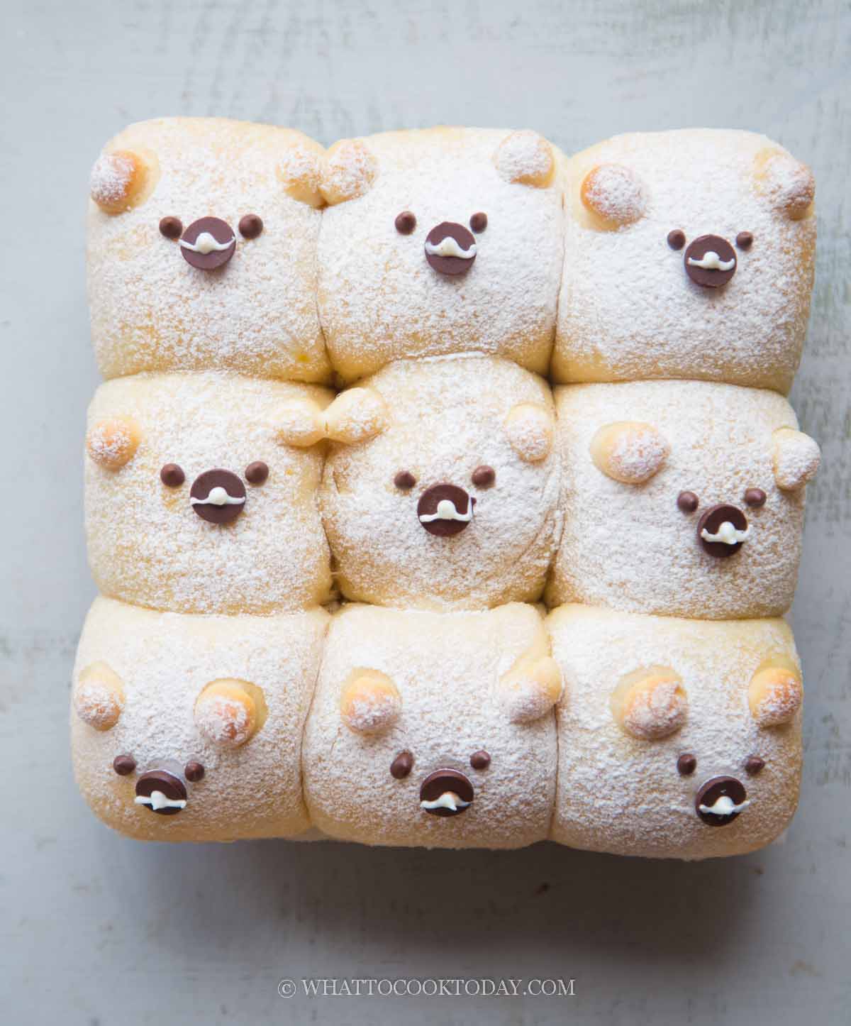 Kawaii Bear Milk Buns