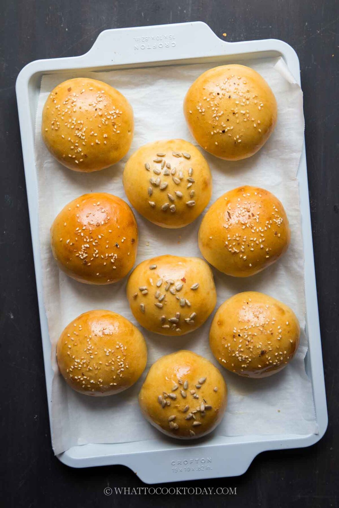 Soft Fluffy Tangzhong Hamburger Bun