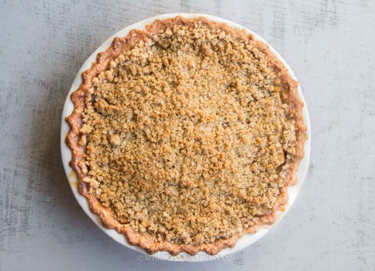 Apple Ginger Pie with Oat Streusel