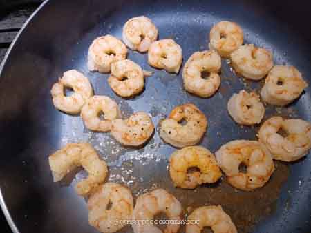 Shrimp Spaghetti with Sambal Bechamel Sauce