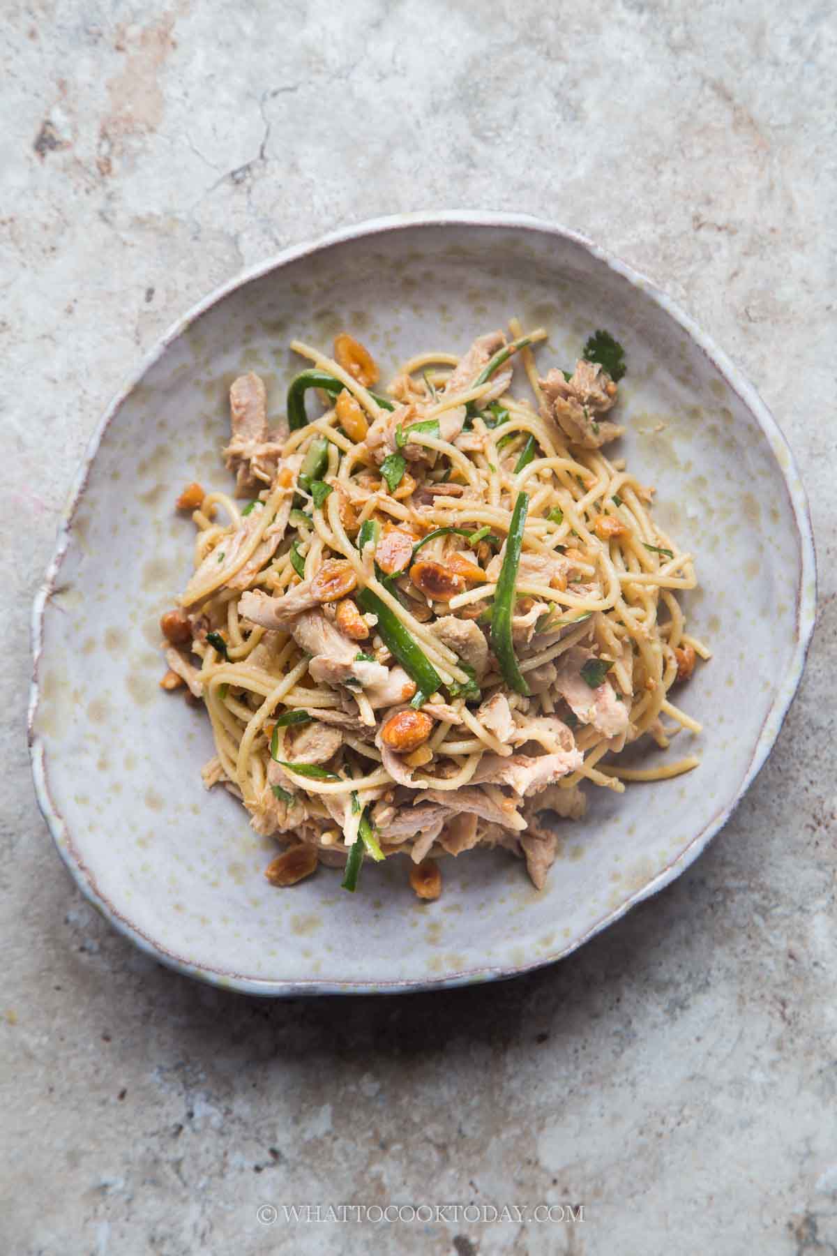 Easy Sesame Peanut Tossed Noodles