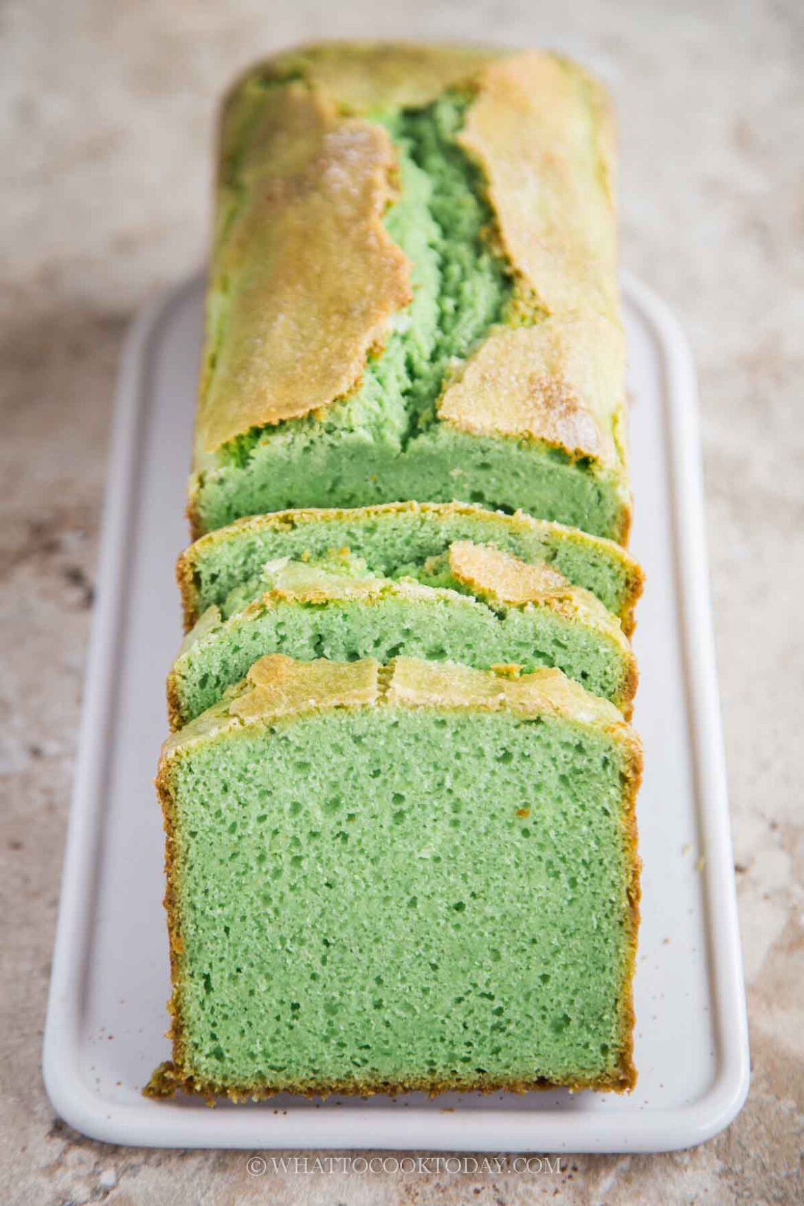 Easiest Pandan Butter Cake