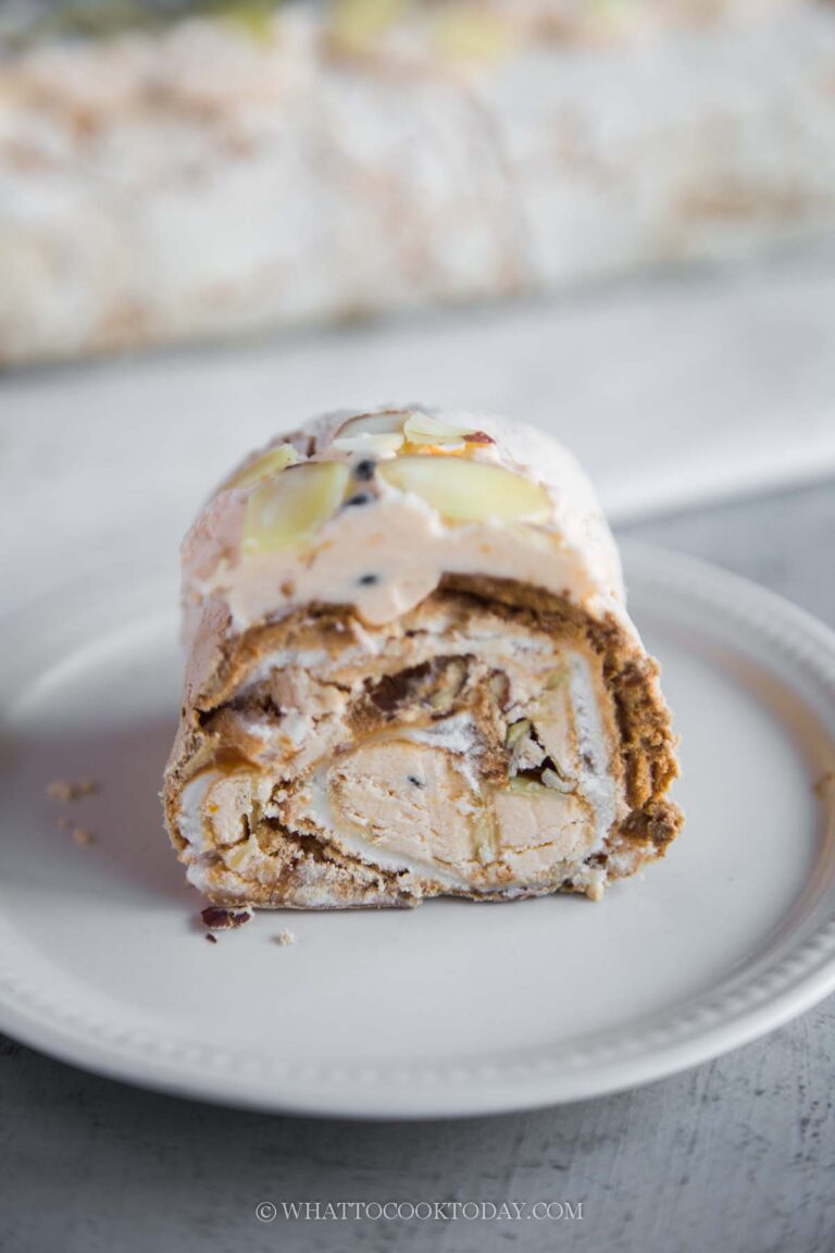 Passion Fruit Meringue Roulade - What To Cook Today