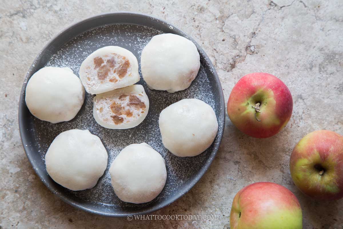Apple Pie Cream Mochi - What To Cook Today