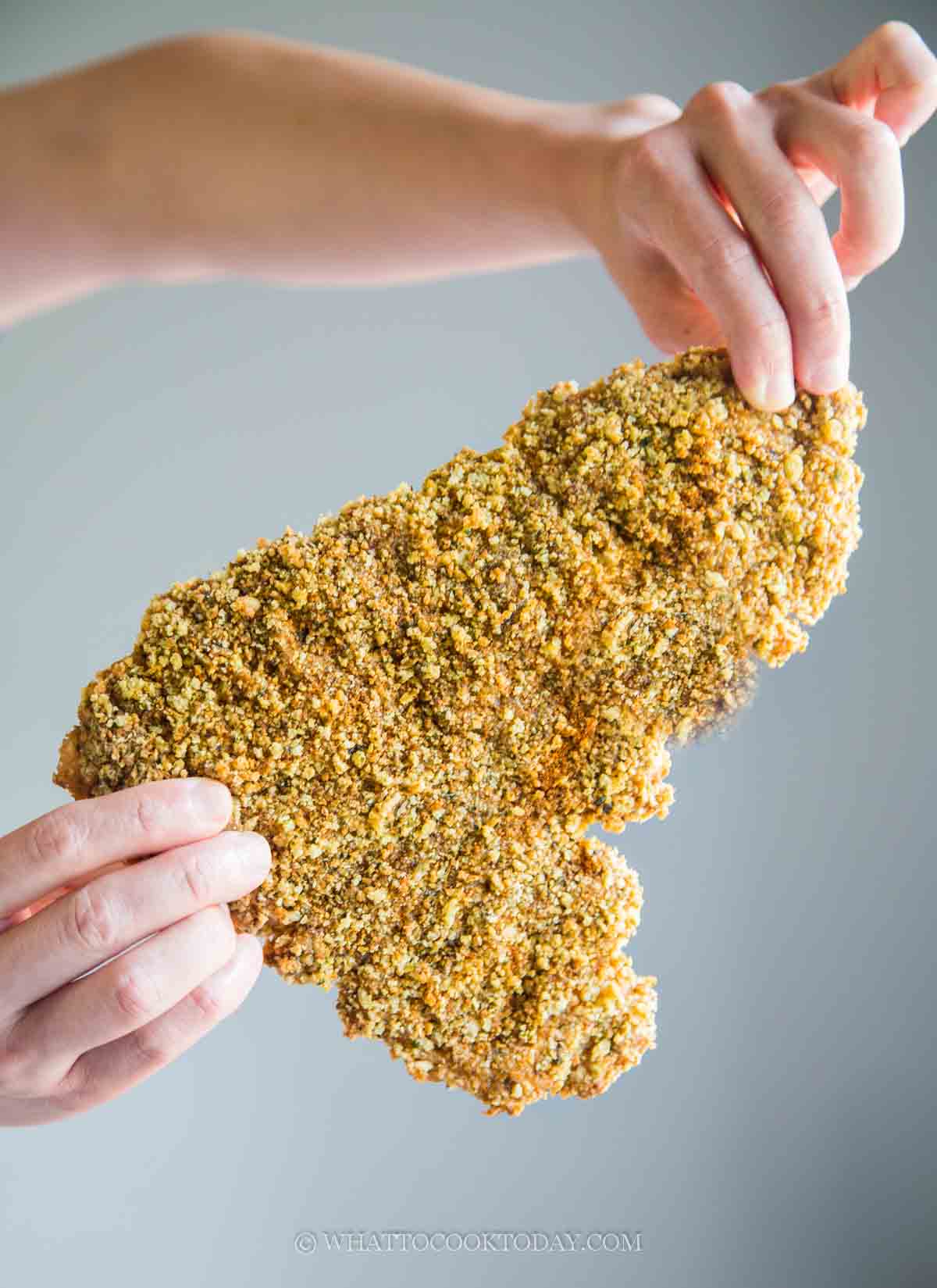 Crispy Taiwanese XXL Chicken Cutlet (Baked Version) - What To Cook Today