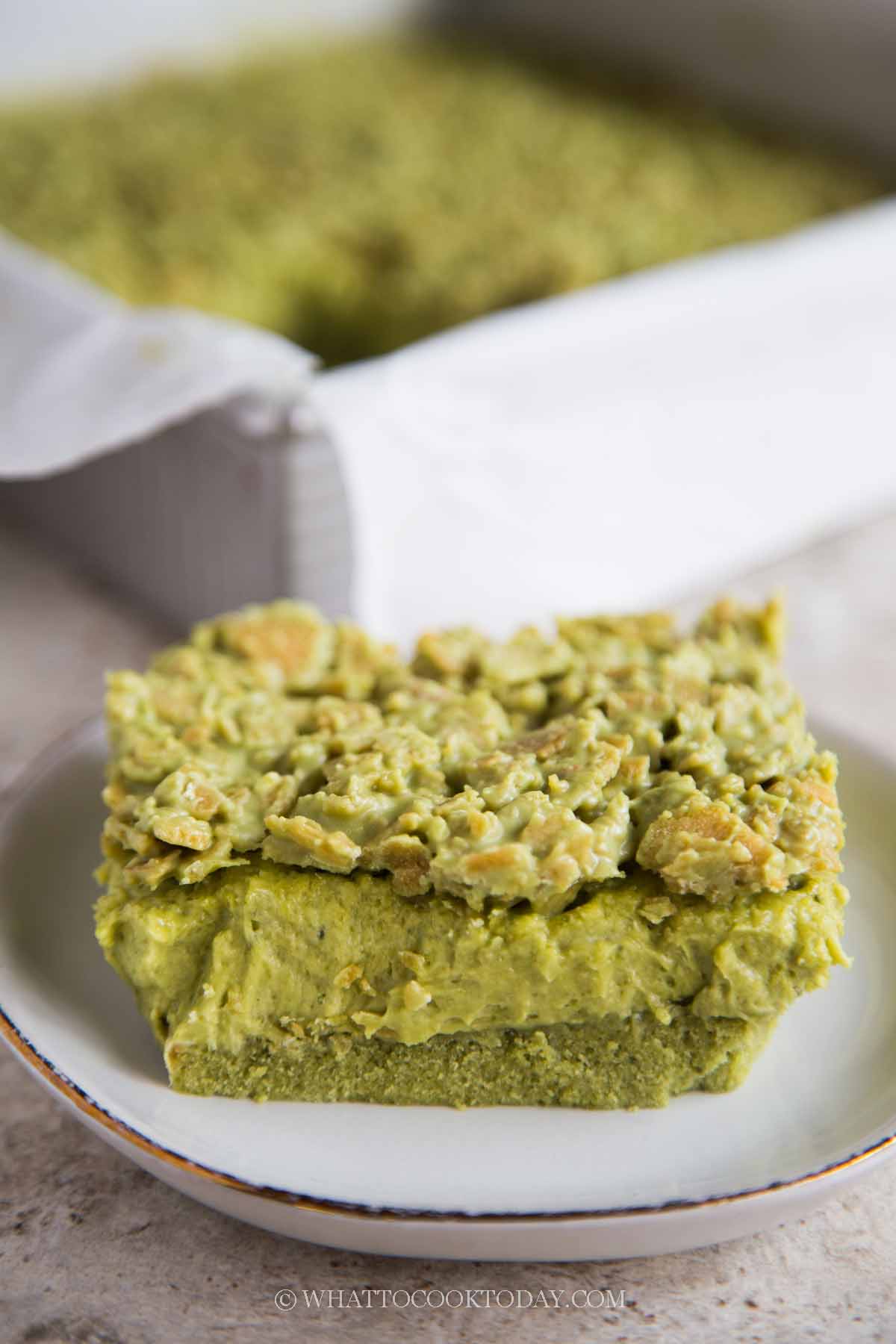 Feuilletine Crunch Matcha Dream Cake - What To Cook Today