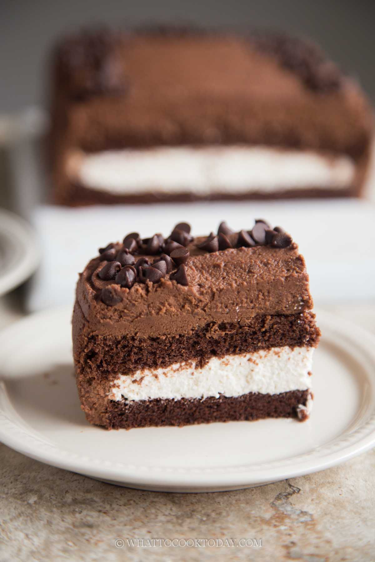 Flourless Chocolate Chiffon Layer Cake - What To Cook Today