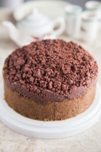 Black Sesame Coffee Cake (with Cocoa Streusel) - What To Cook Today