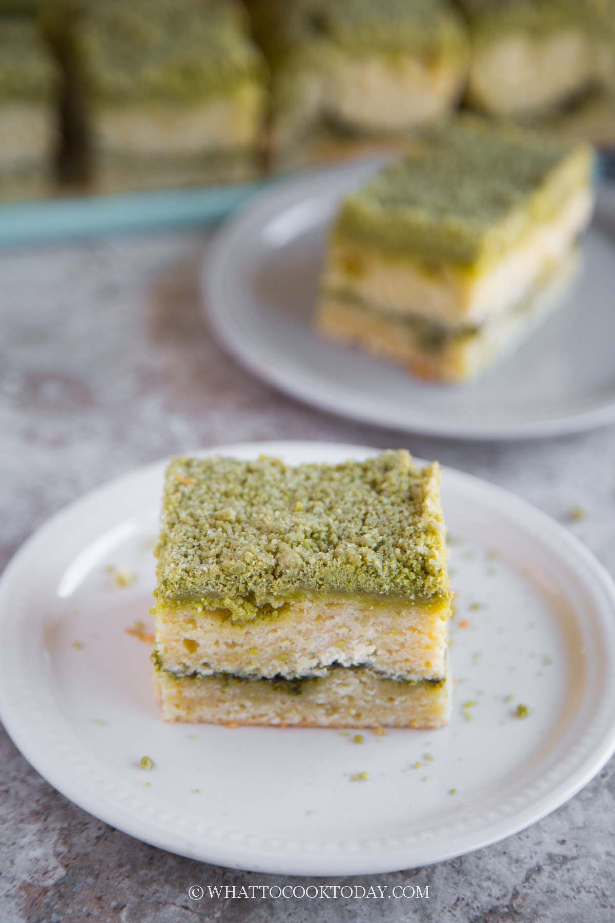 Matcha Crisp Coffee Cake - What To Cook Today