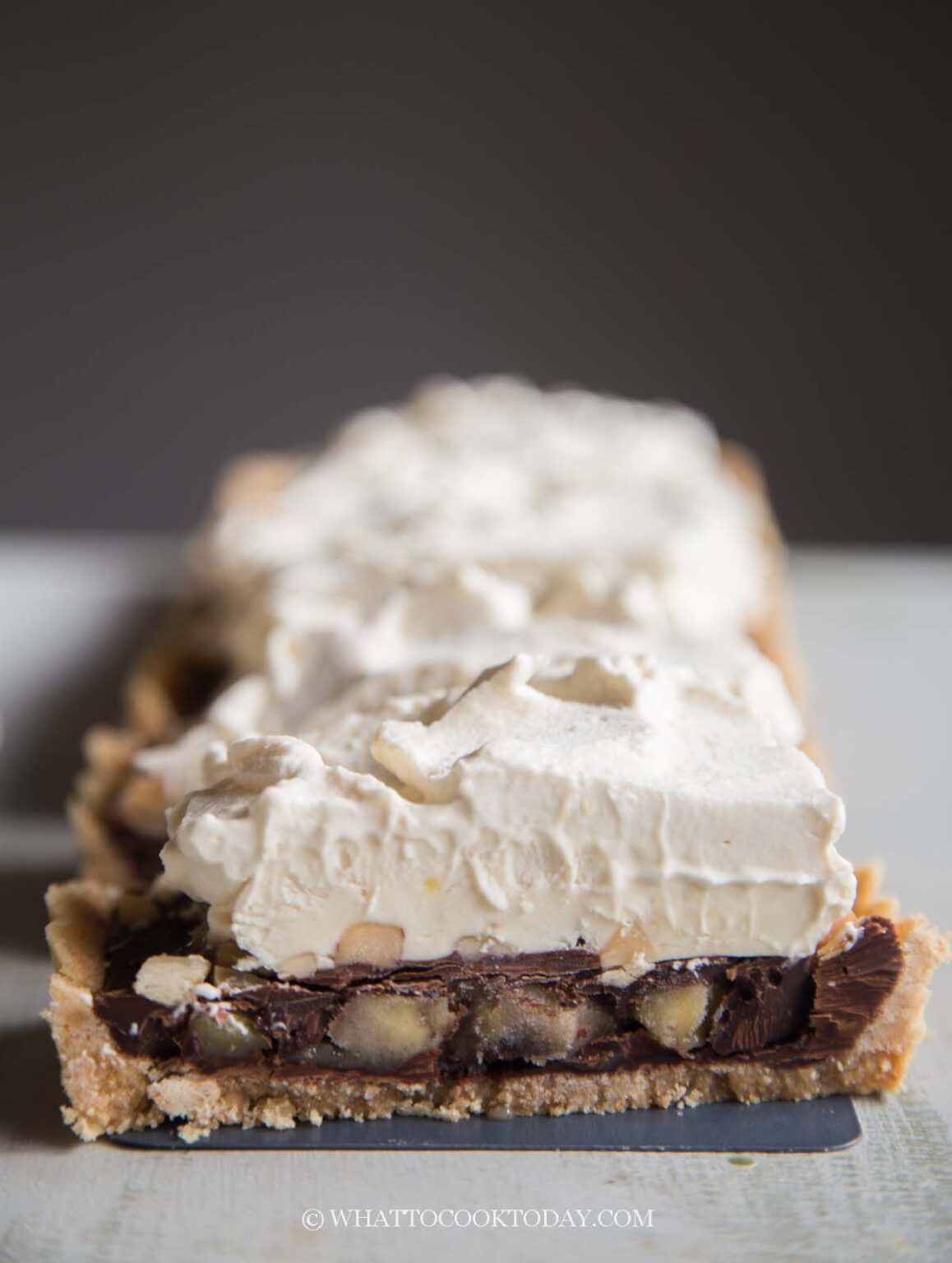 No-Bake Chocolate Banana Rum Tart - What To Cook Today